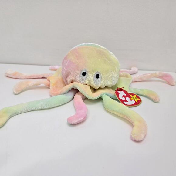 Toys | Ty Beanie Baby Goochy The Jellyfish Colouring Varies 75 Inch ...